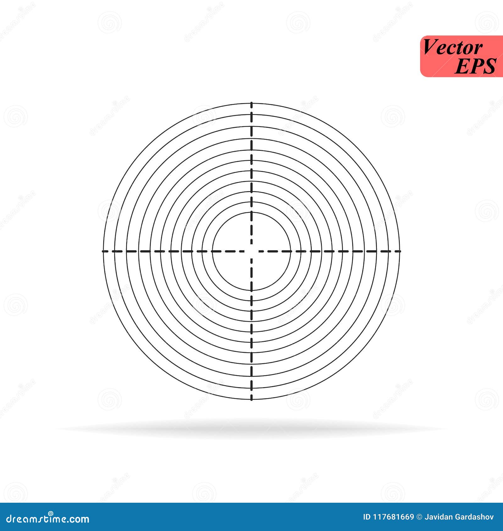 Target Aim Icon, Vector Target Symbol - Target Illustration Stock ...