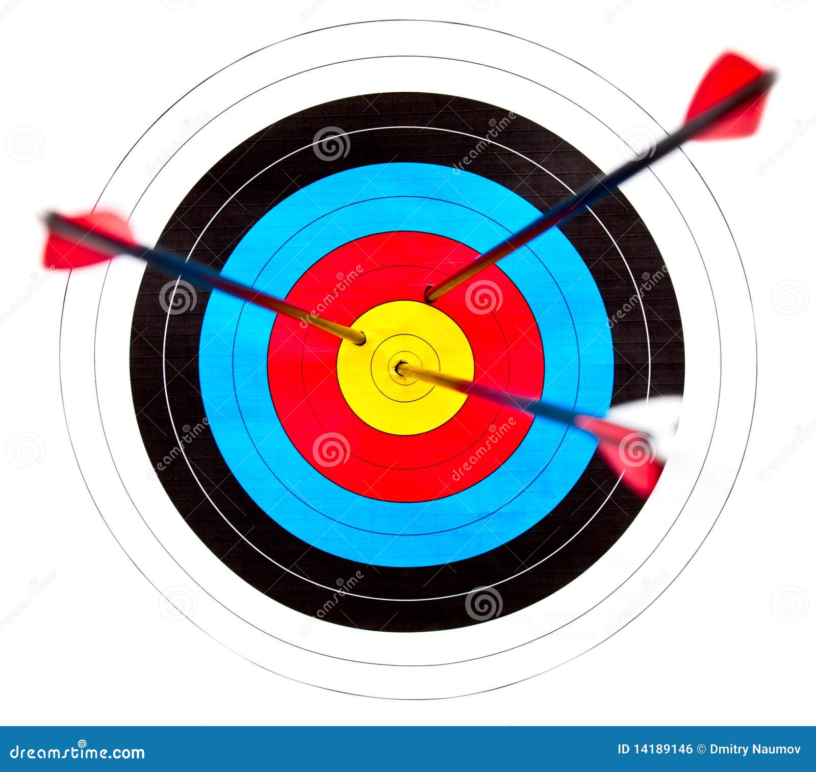 Target archery stock photo. Image of precision, champion - 14189146