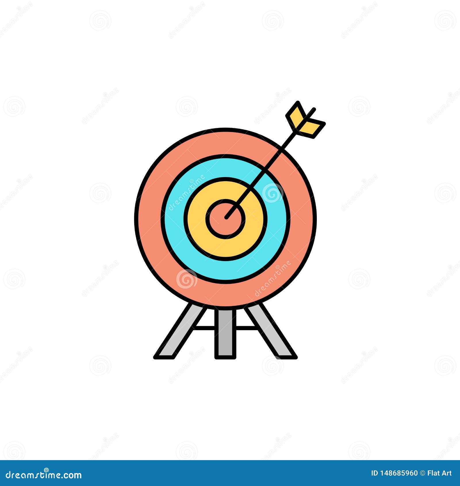 Archery Target Clip Art