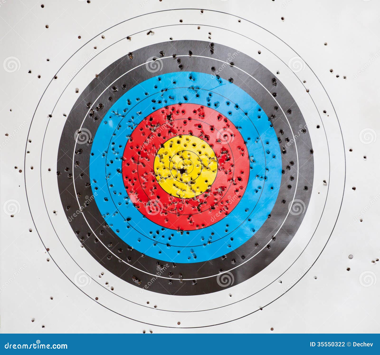 Target for archery stock photo. Image of yellow, goal - 35550322