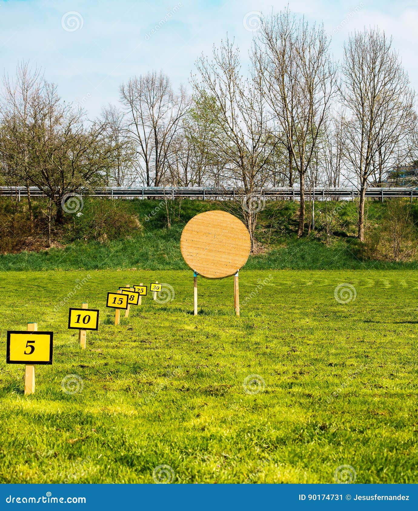 Target at an archery range stock image. Image of target - 90174731