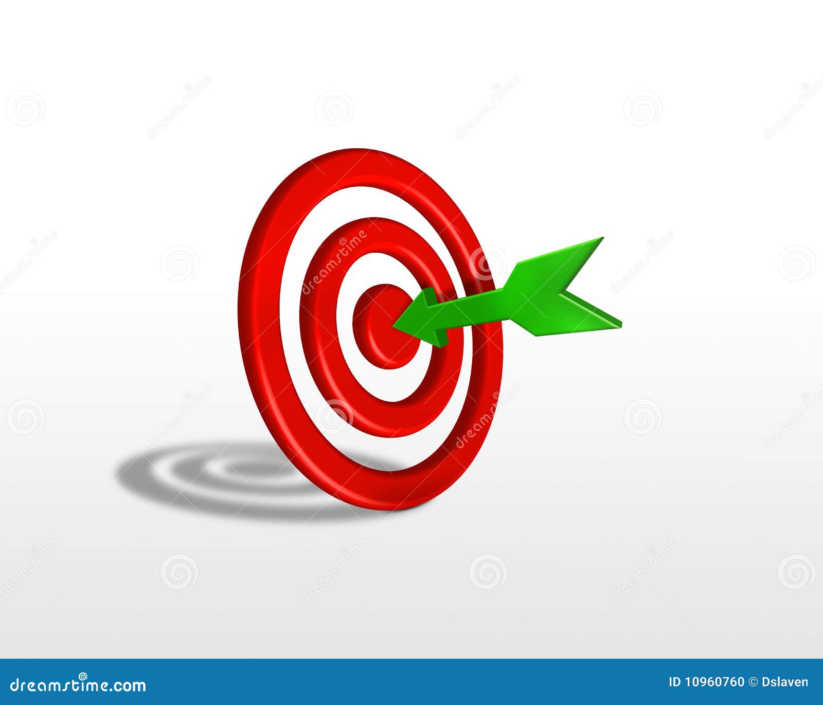 Target and arrow stock illustration. Illustration of targeting - 10960760