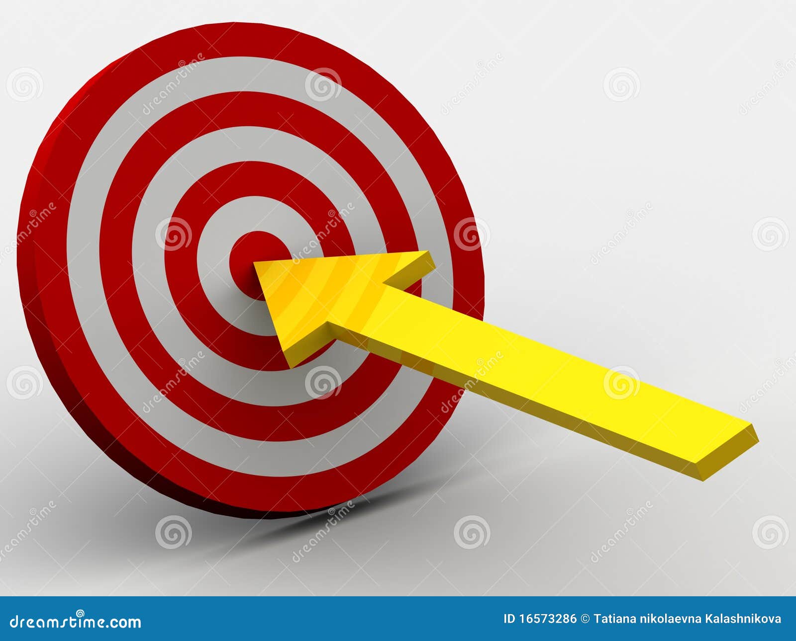 Target with arrow stock illustration. Illustration of leisure - 16573286