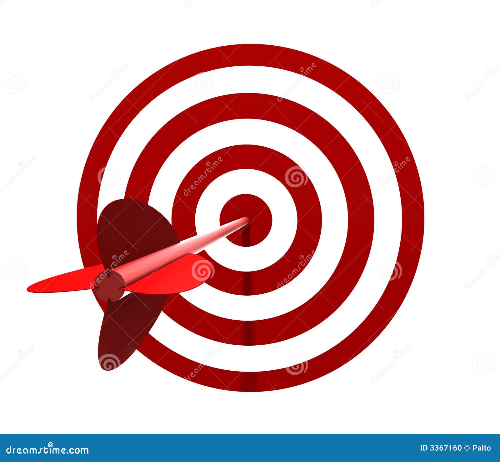 Target and arrow stock illustration. Illustration of corporate - 3367160