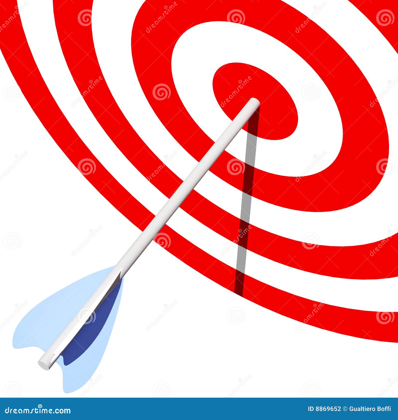 Target and arrow stock illustration. Illustration of spot - 8869652