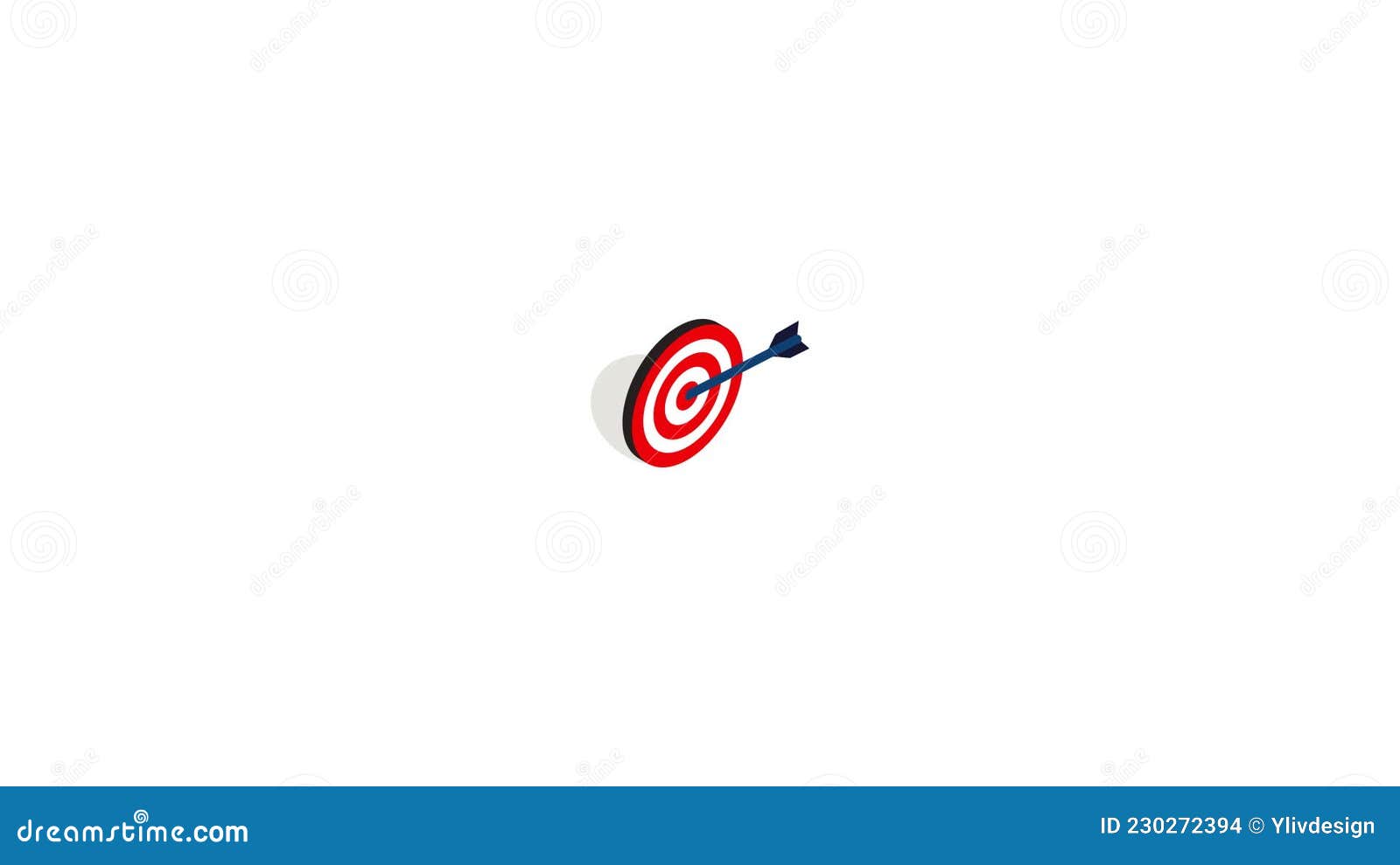 Target with Arrow Icon Animation Stock Footage - Video of object, goal ...