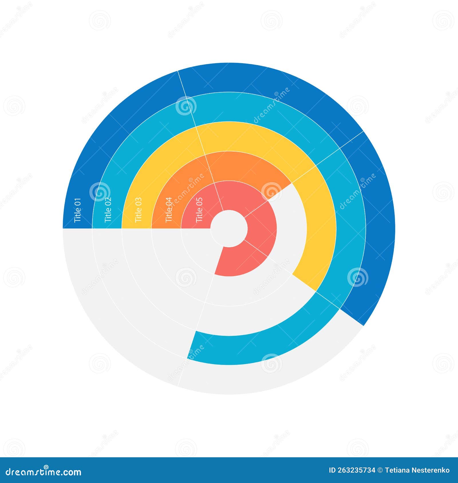 Target Audience Analytics Concentric Circle Infographic Design Template ...