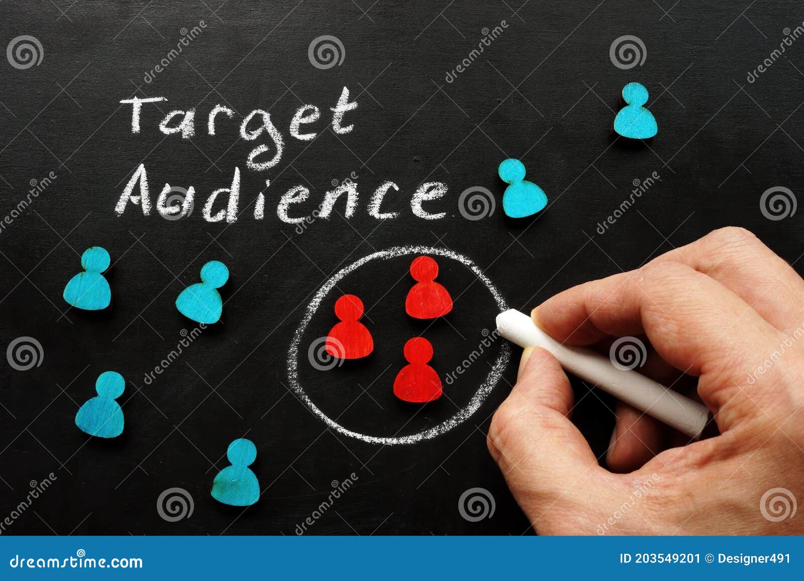 Target Audience Concept. the Marketer Separates Consumer Group. Stock ...