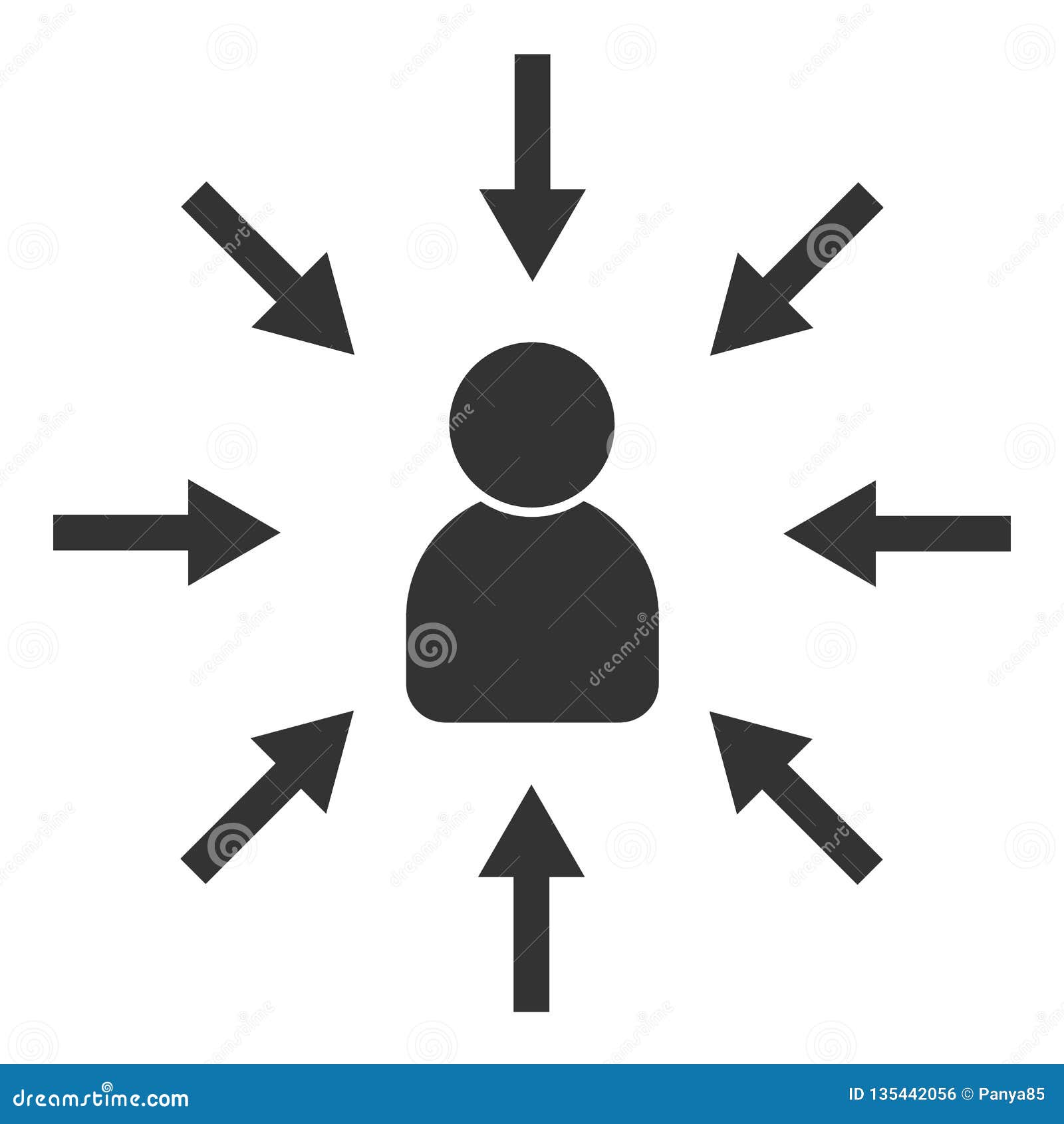 Man, Customer, Client Or Person Holding Coin In Hand , Vector Cartoon ...