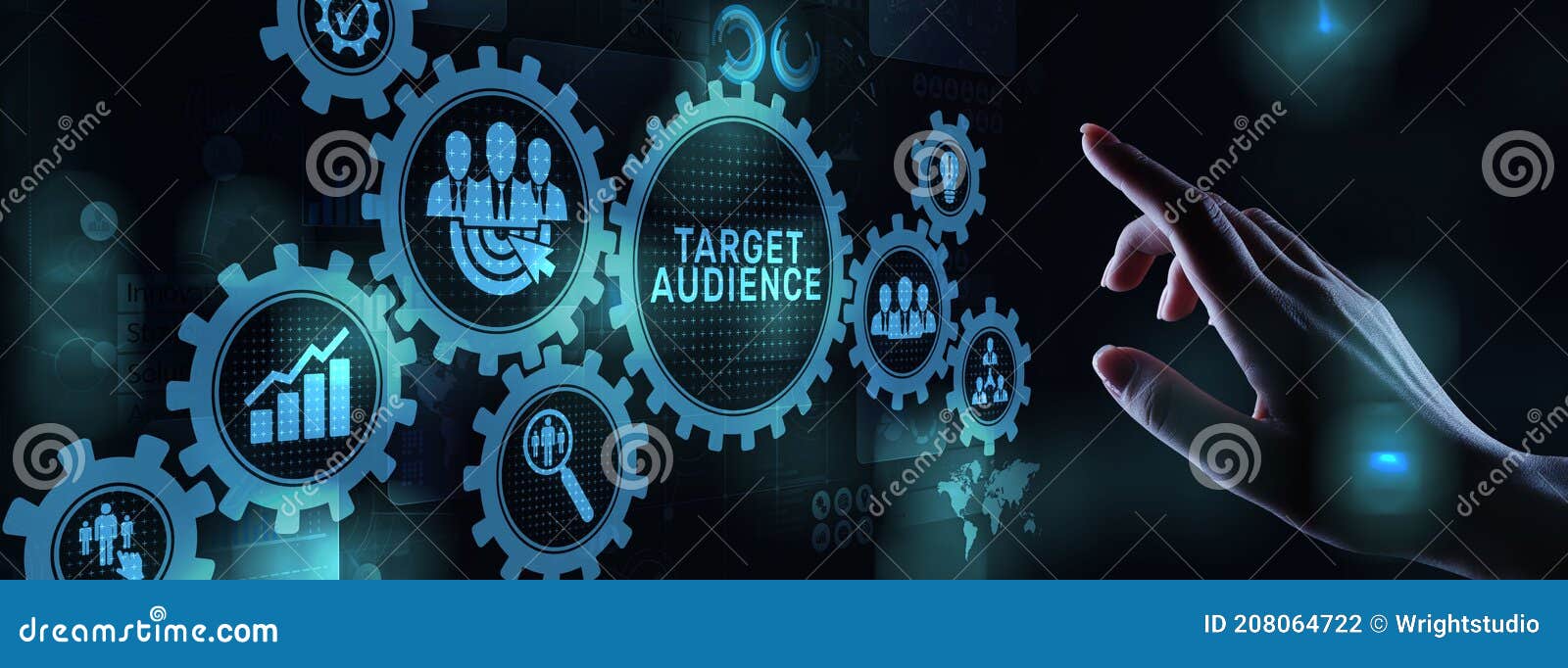 Target Audience Customer Segmentation Marketing Strategy Concept on ...