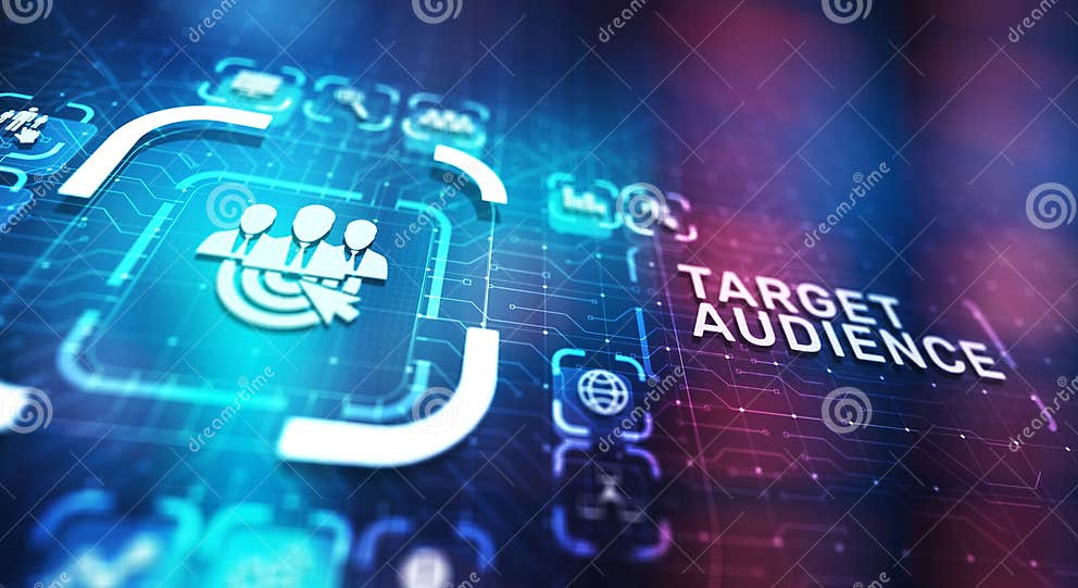 Target Audience Customer Segmentation Marketing Strategy Concept on ...