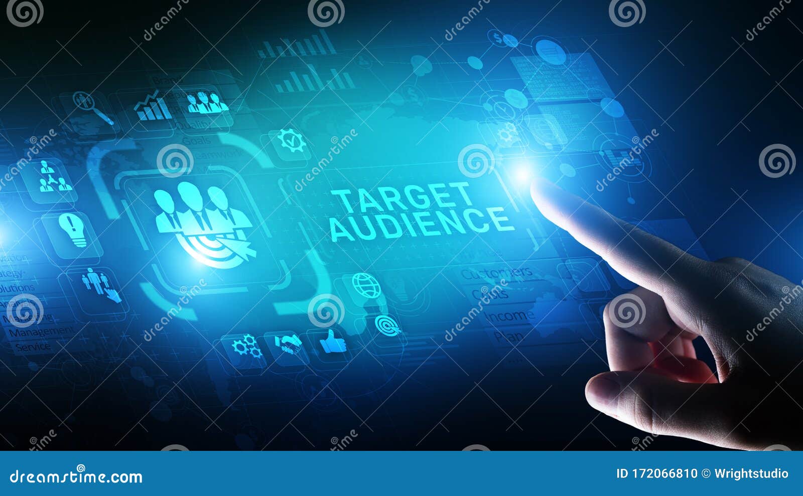 Target Audience Customer Segmentation Marketing Strategy Concept on ...