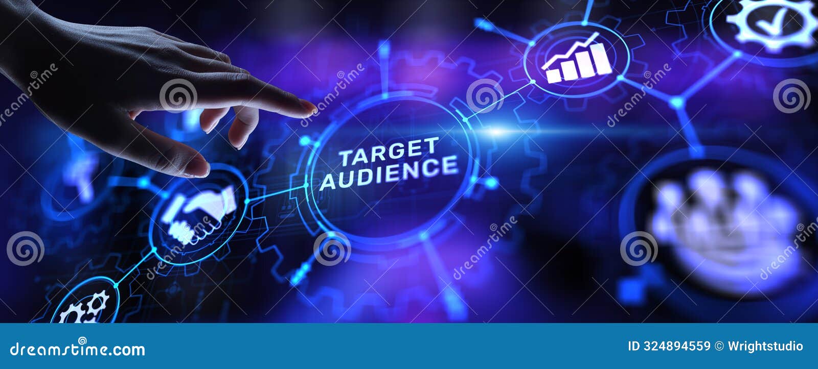 Target Audience Customer Segmentation Marketing Strategy Concept on ...