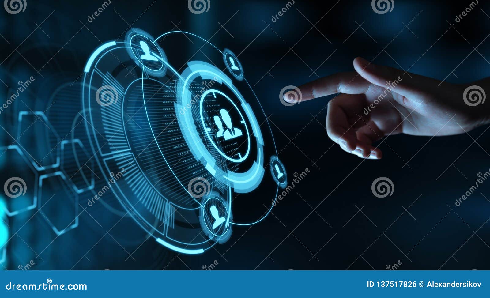 Target Audience Marketing Internet Business Technology Concept Stock ...