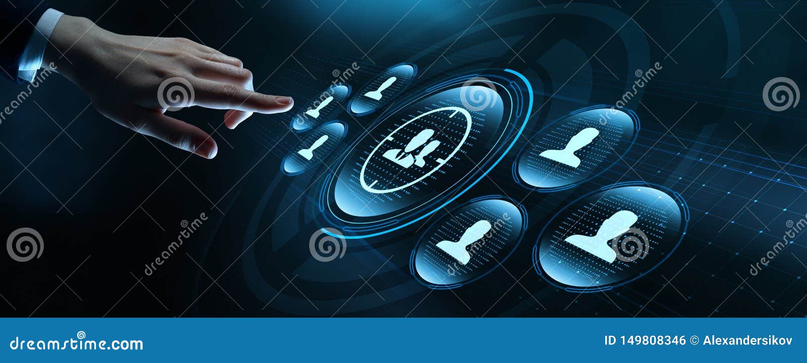 Target Audience Marketing Internet Business Technology Concept Stock ...