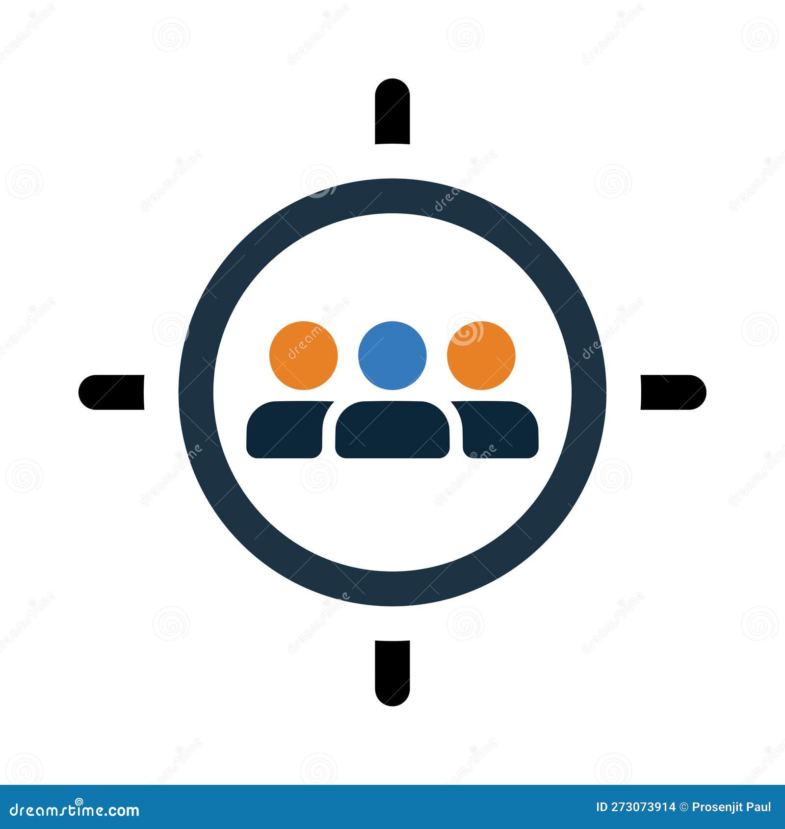 Target, Audience, People, Man, Target Audience Icon Stock Vector ...