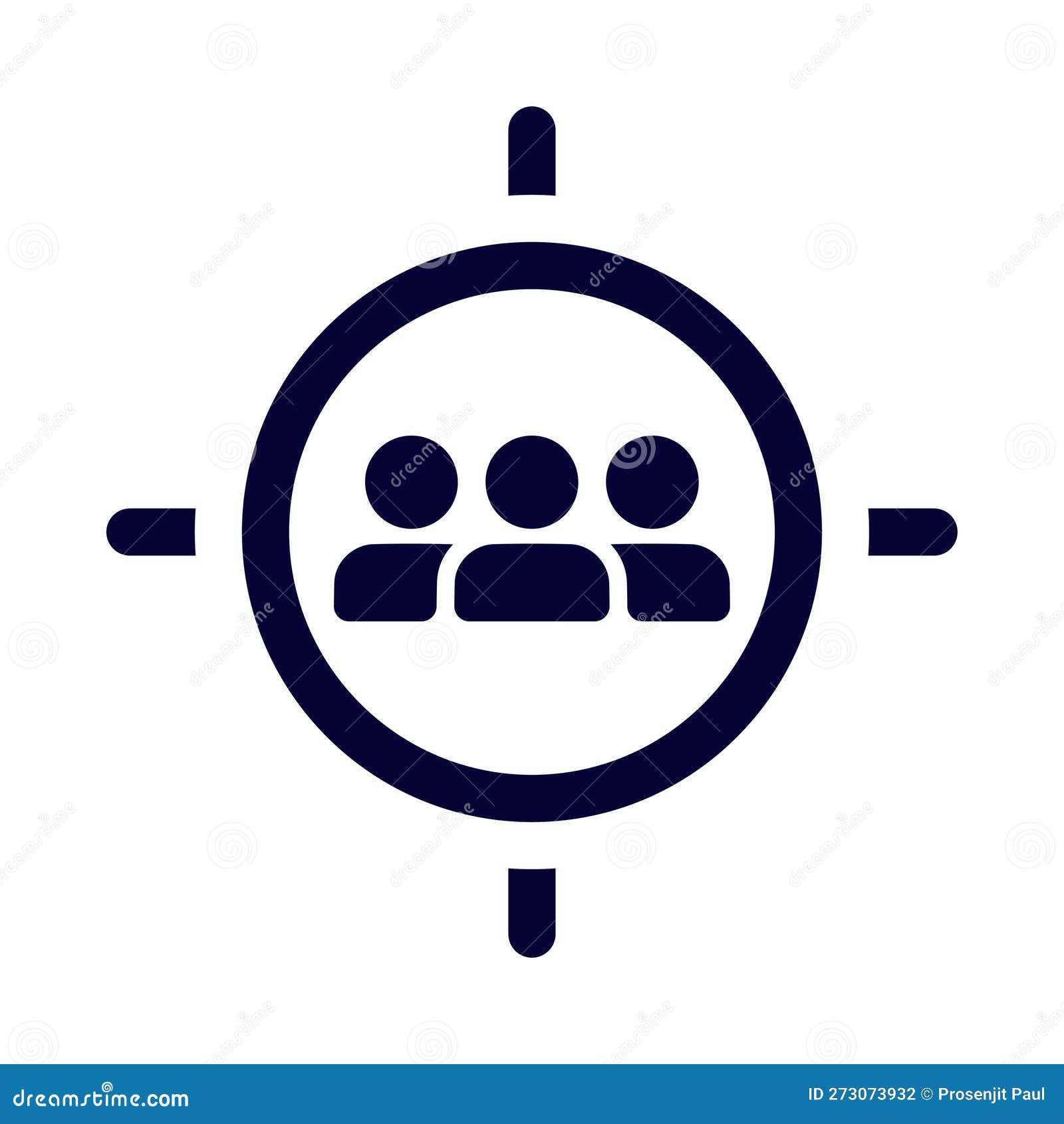 Target, Audience, People, Man, Target Audience Icon Stock Vector ...
