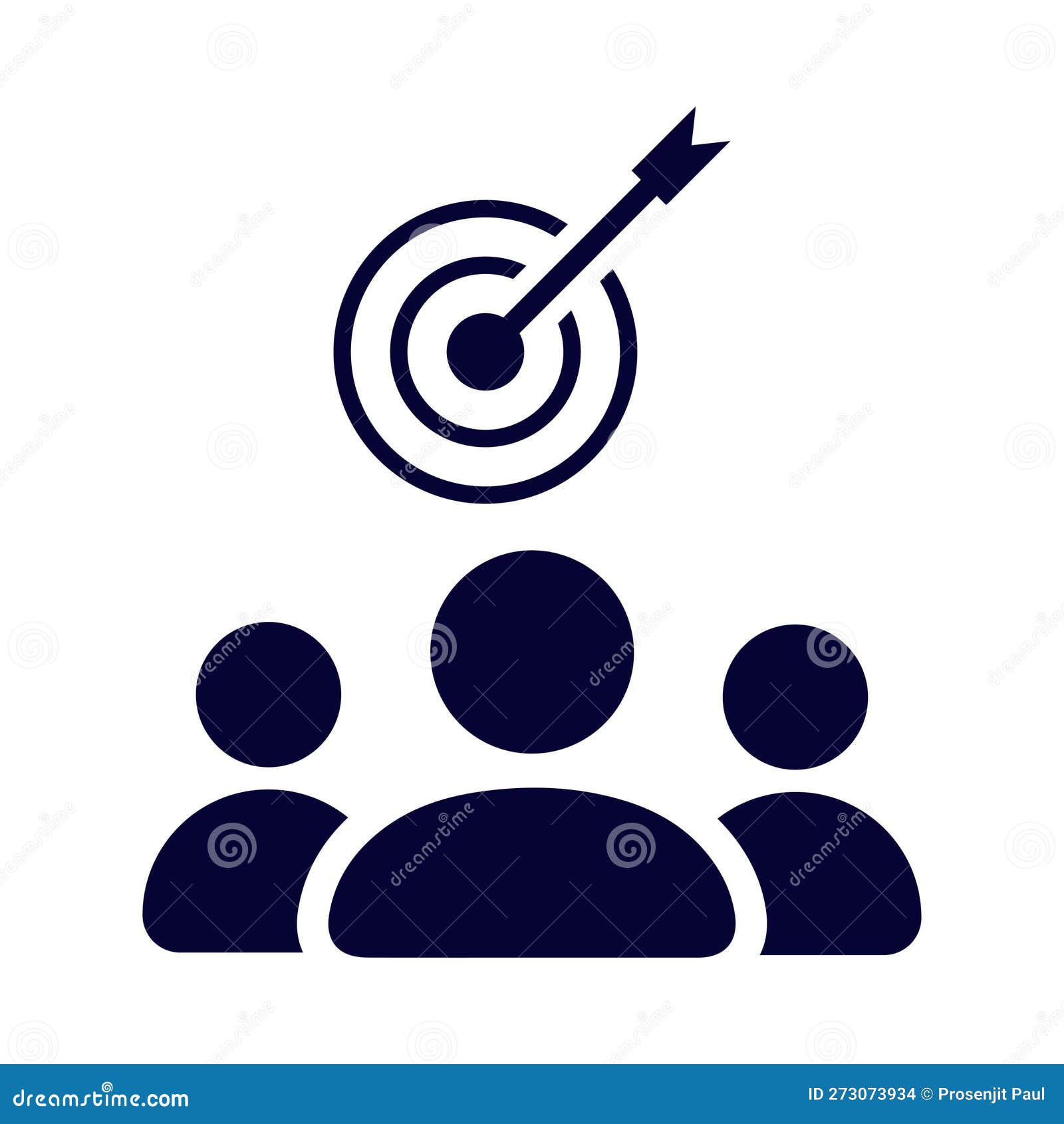 Target, Audience, People, Man, Target Audience Icon Stock Vector ...