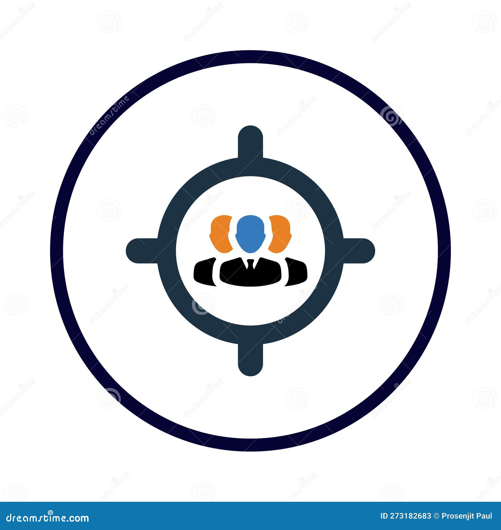 Target, Audience, People, Man, Target Audience Icon Stock Vector ...