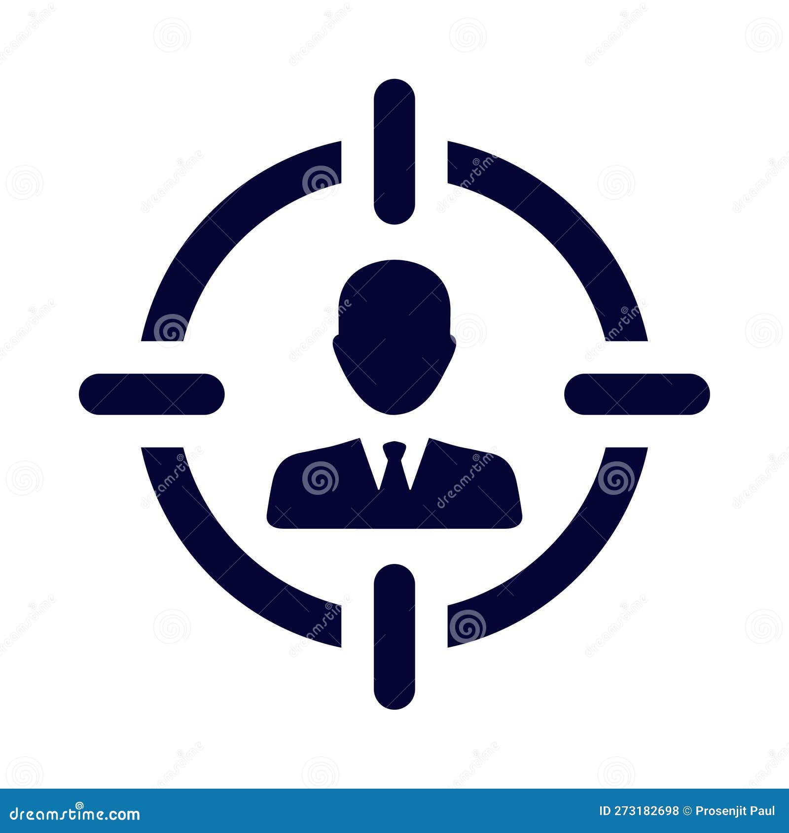 Target, Audience, People, Man, Target Audience Icon Stock Vector ...