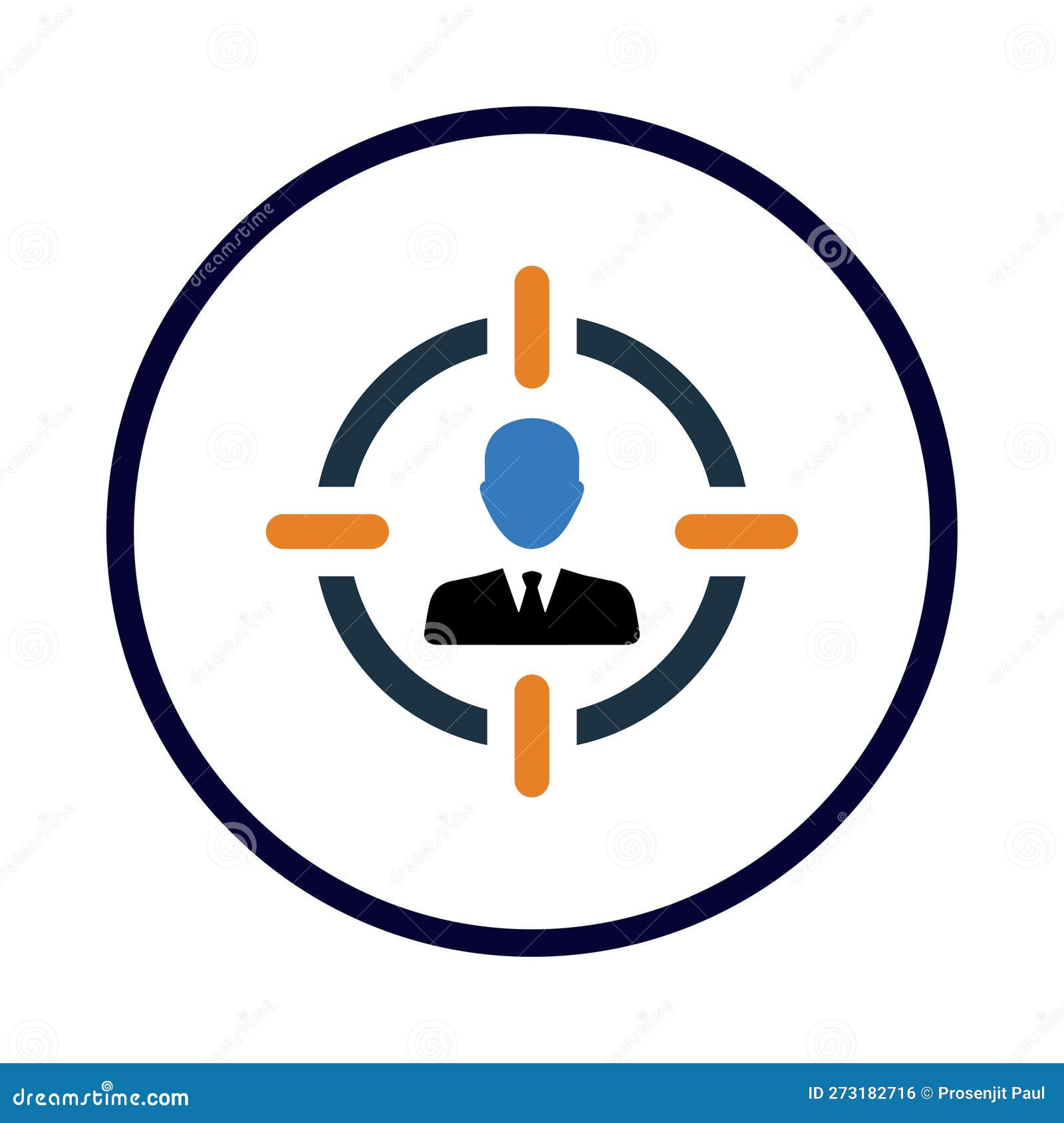 Target, Audience, People, Man, Target Audience Icon Stock Vector ...
