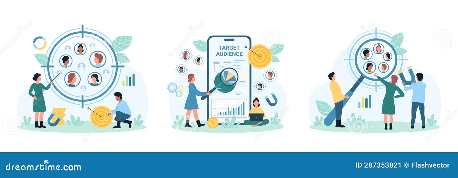 Target Audience Research Set, Tiny People Study Focus Group of ...