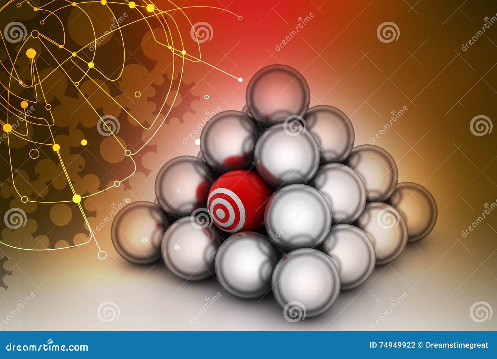 Target balls stock illustration. Illustration of luck - 74949922