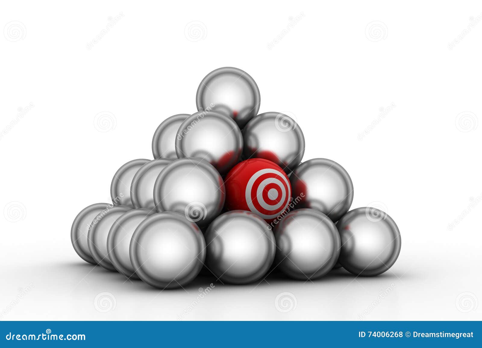 Target balls stock illustration. Illustration of purpose - 74006268