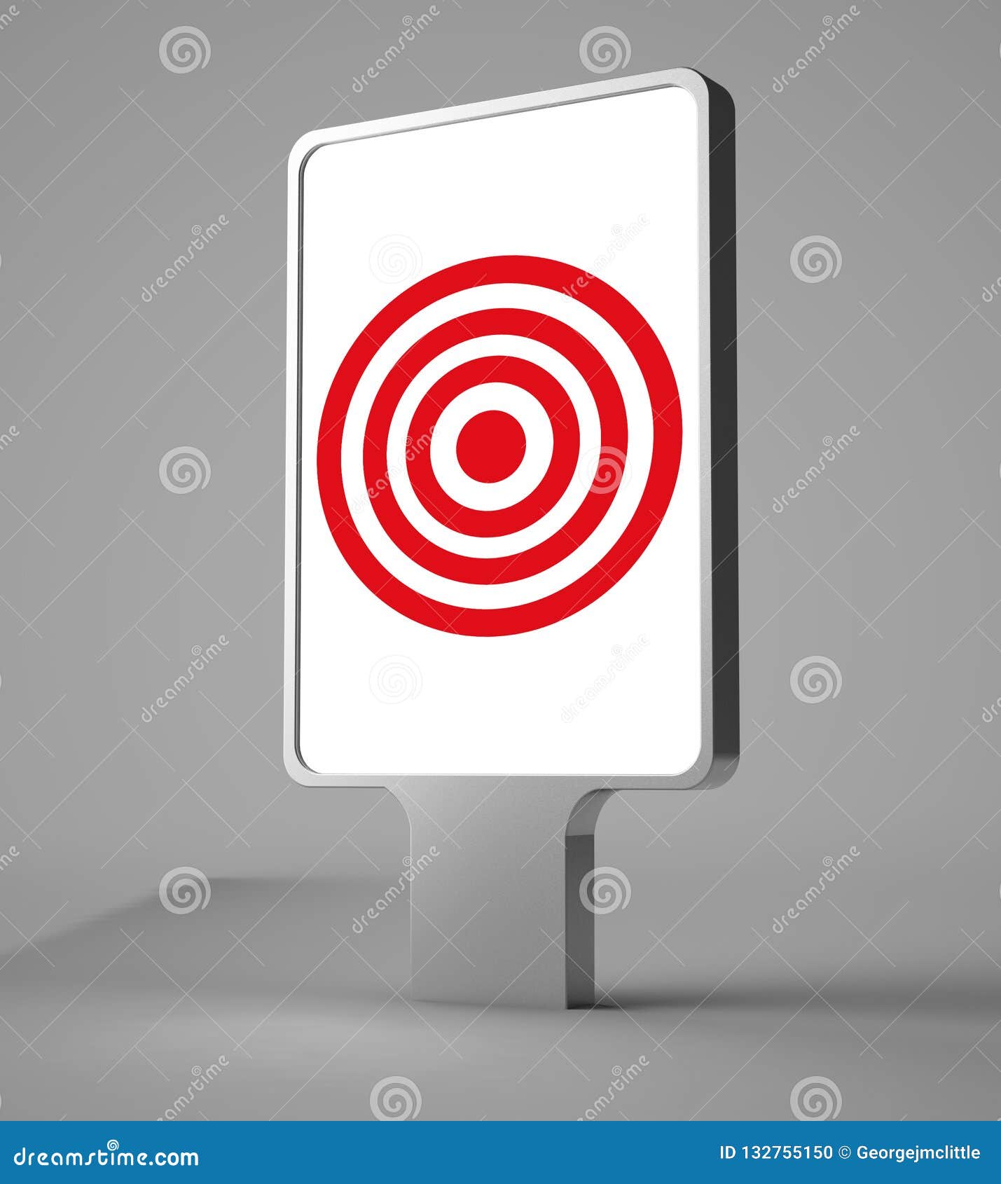 Target billboard mockup stock illustration. Illustration of template ...