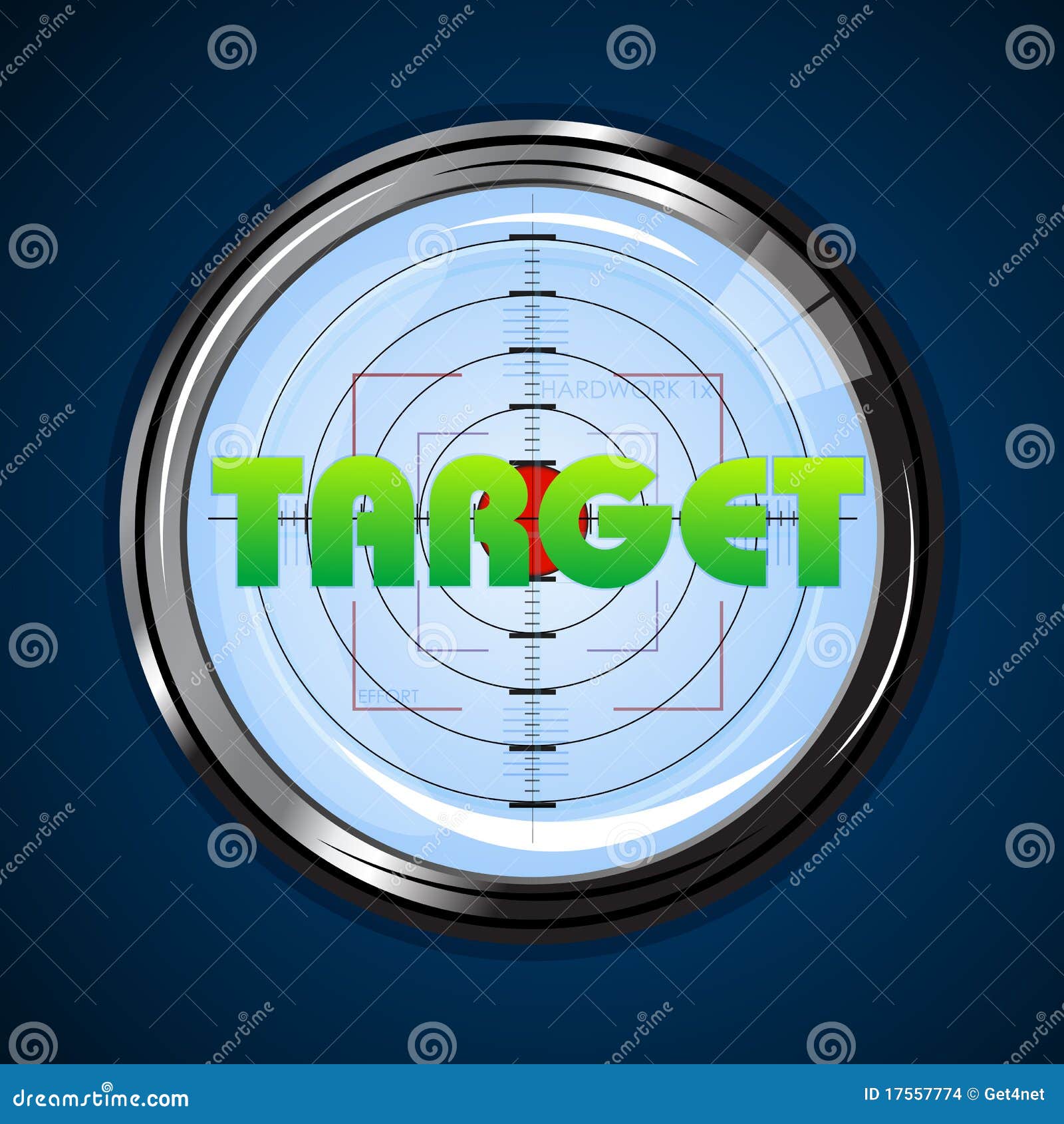 Target board stock vector. Illustration of board, accurate - 17557774