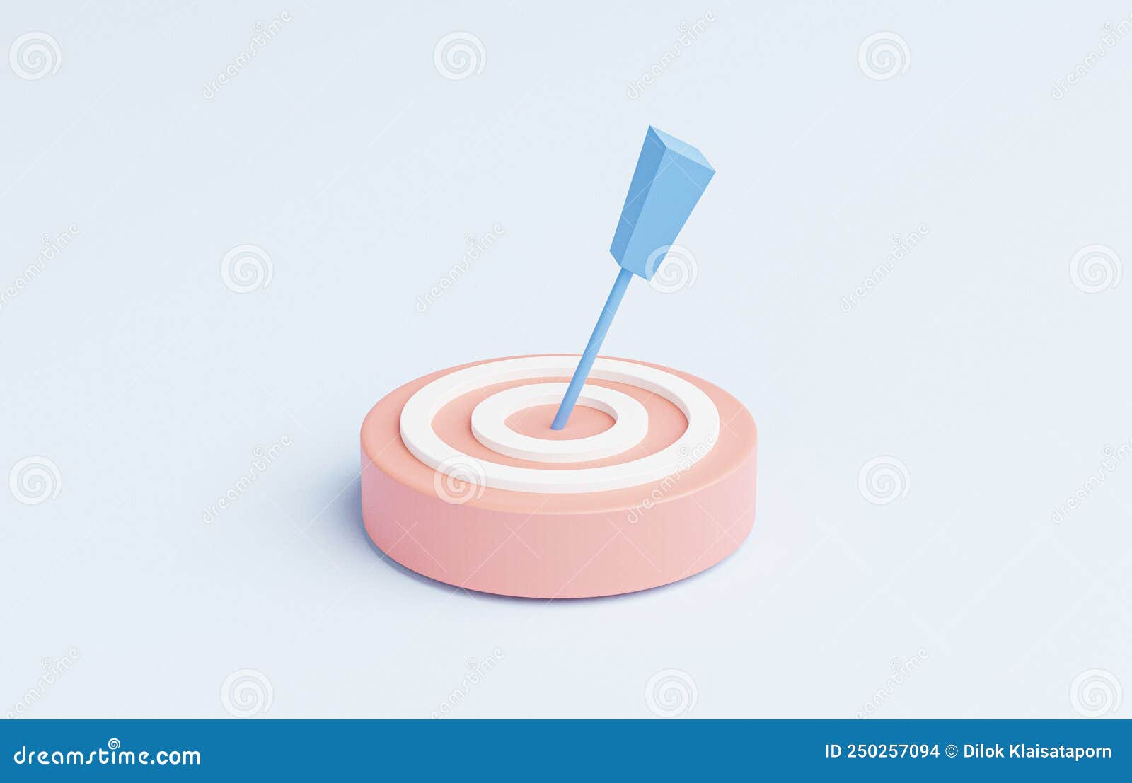 Target Board with Arrow for Challenge Setup Business Achievement Goal ...