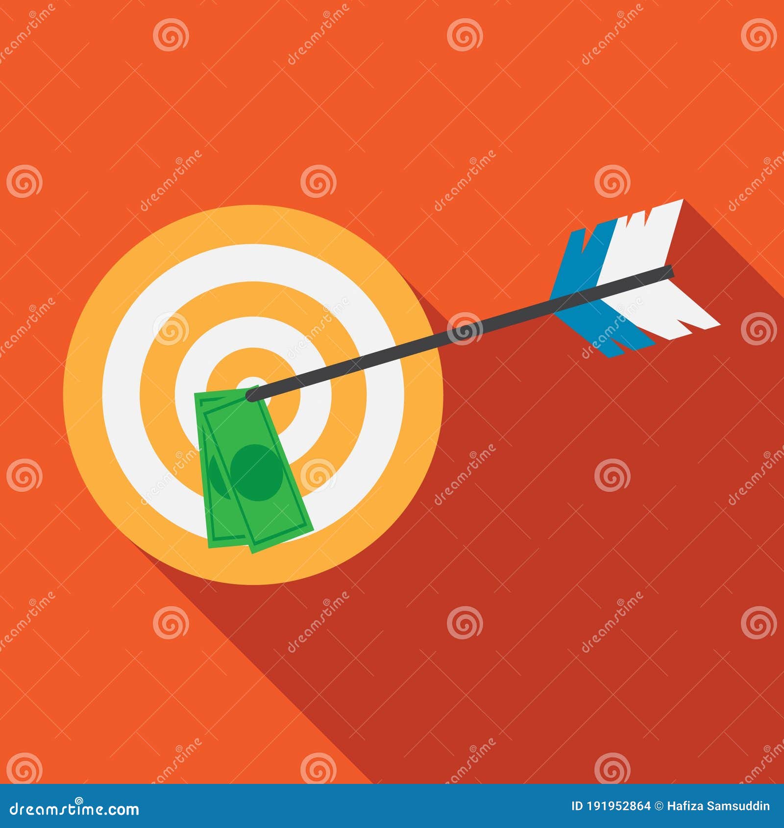 Target Board Icon. Vector Illustration Decorative Design Stock Vector ...
