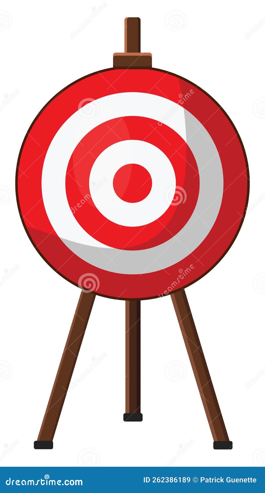 Target board, icon stock vector. Illustration of game - 262386189