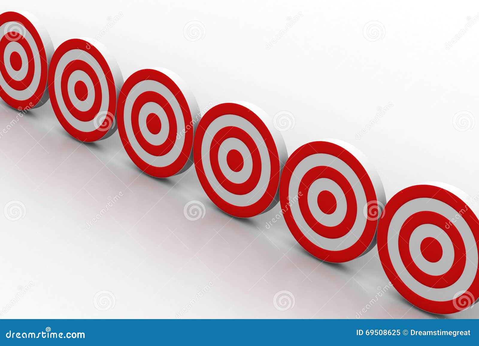 Target board row stock illustration. Illustration of arrow - 69508625