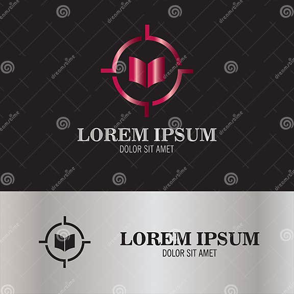 Target book logo stock vector. Illustration of goal, circle - 82864103