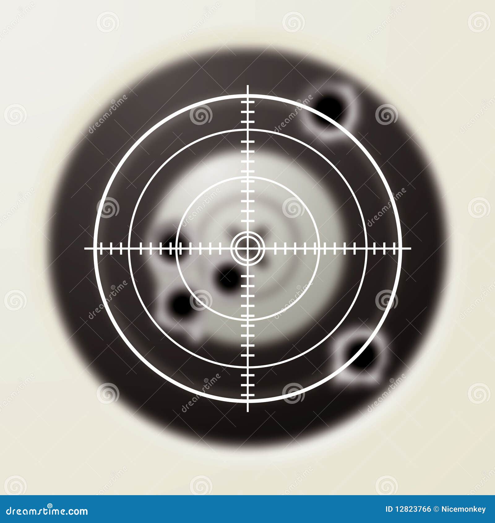 Target bullet stock illustration. Illustration of vector - 12823766