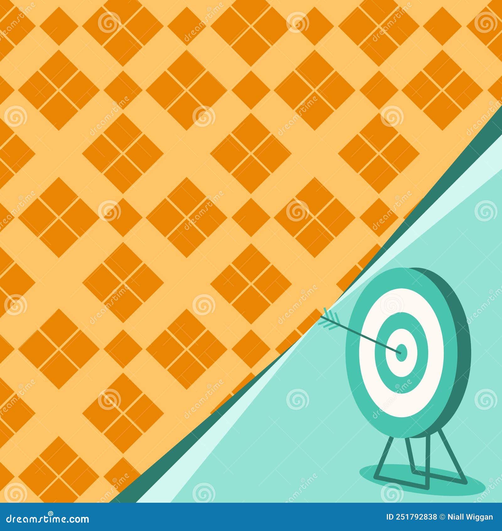 Target with Bullseye Representing Successfully Completed Project ...