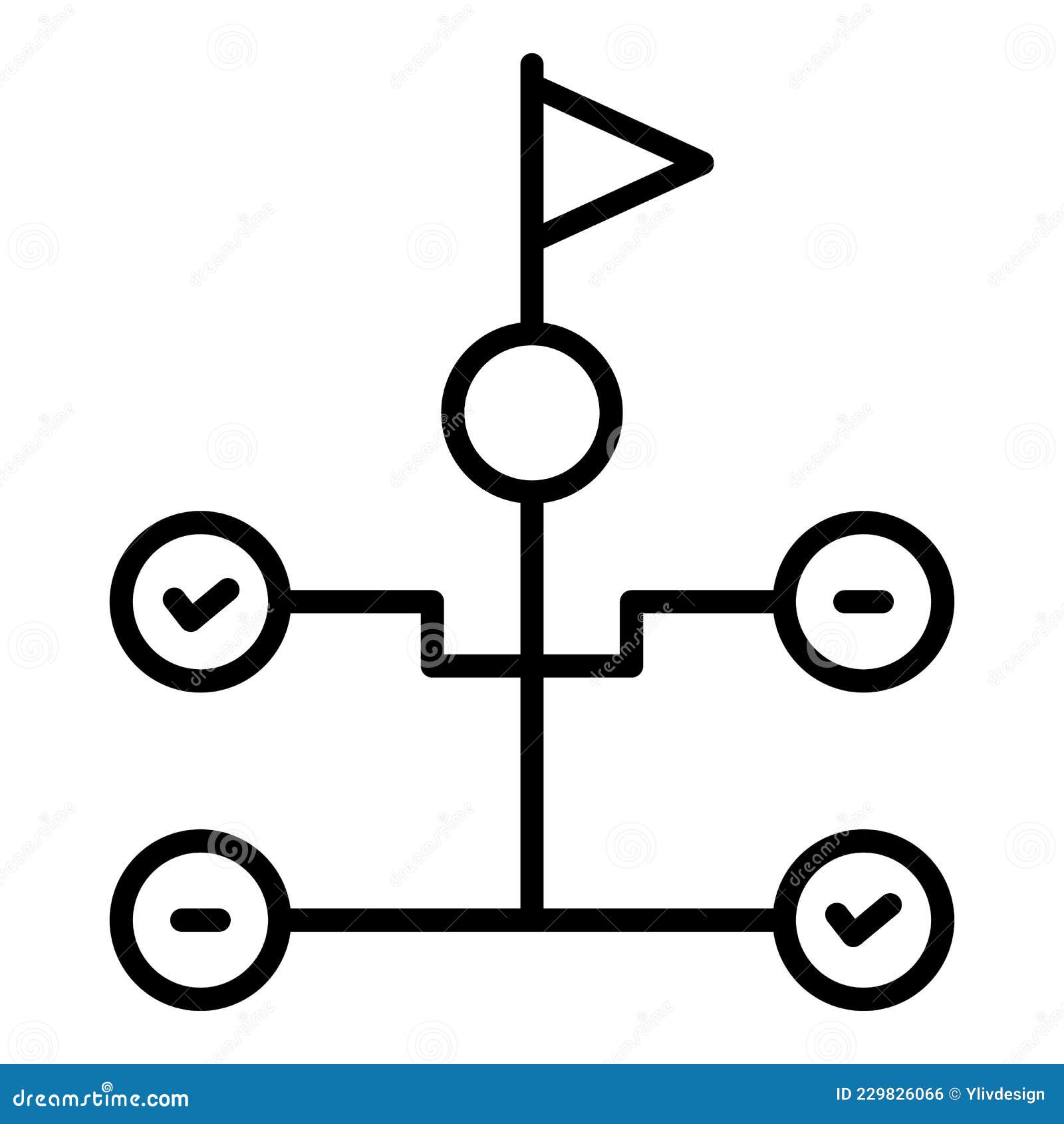 Target Business Scheme Icon Outline Vector. Idea Plan Stock Vector ...