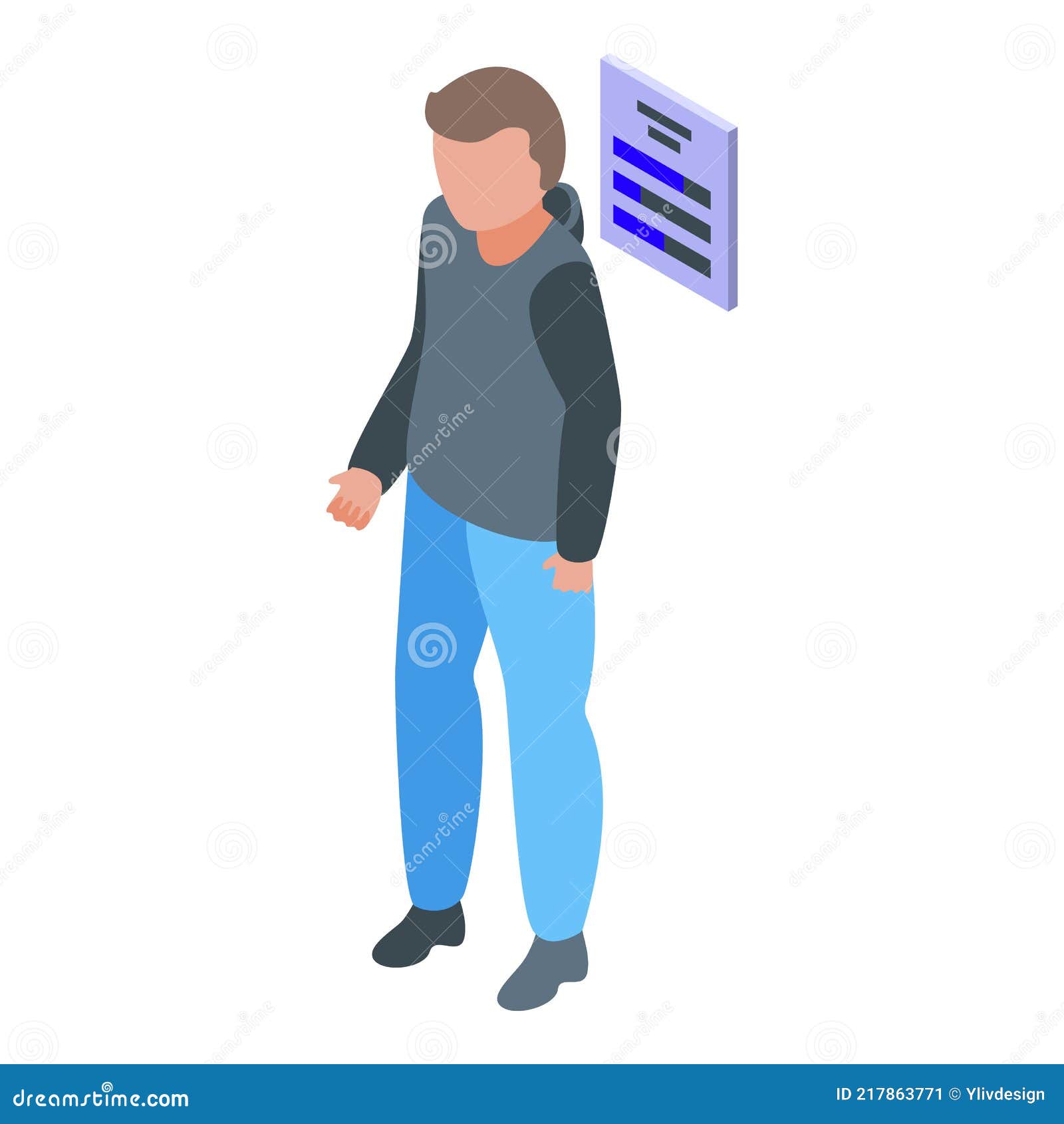 Target Clients Icon, Isometric Style Stock Vector - Illustration of ...