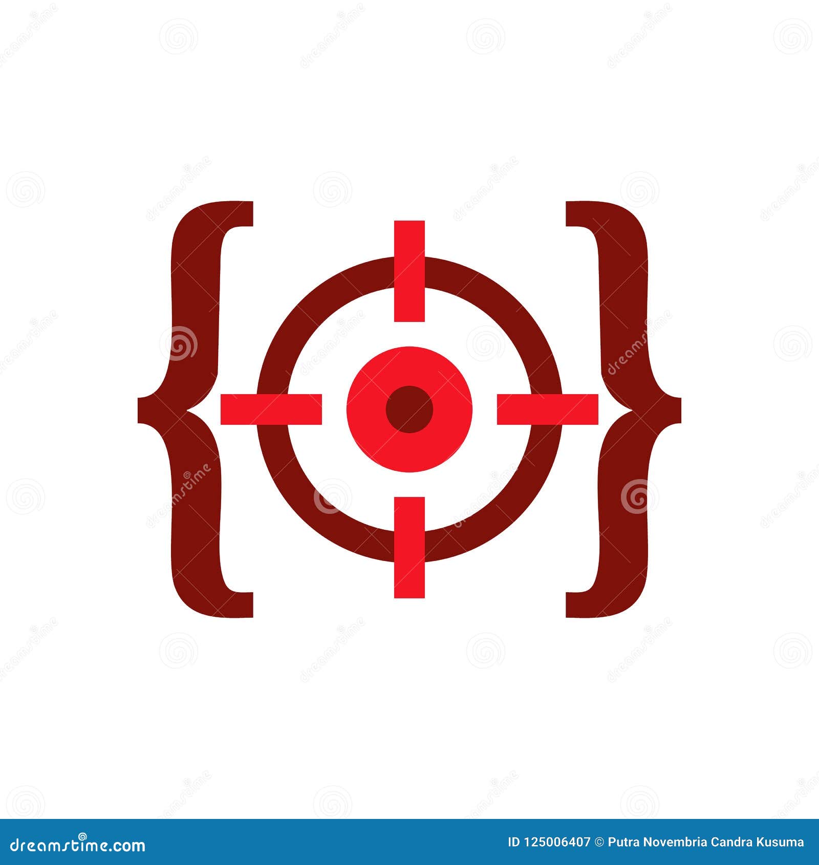 Target Code Logo Icon Design Stock Vector - Illustration of icon ...