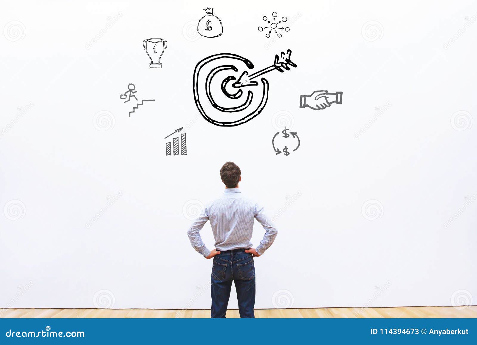 Target for Company or Achievement Concept Stock Image - Image of ...