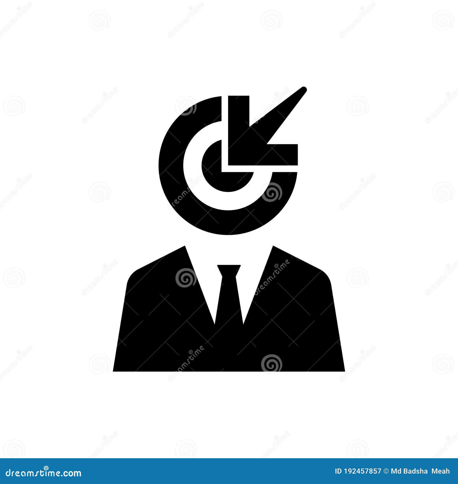 Target Customer Icon stock vector. Illustration of target - 192457857