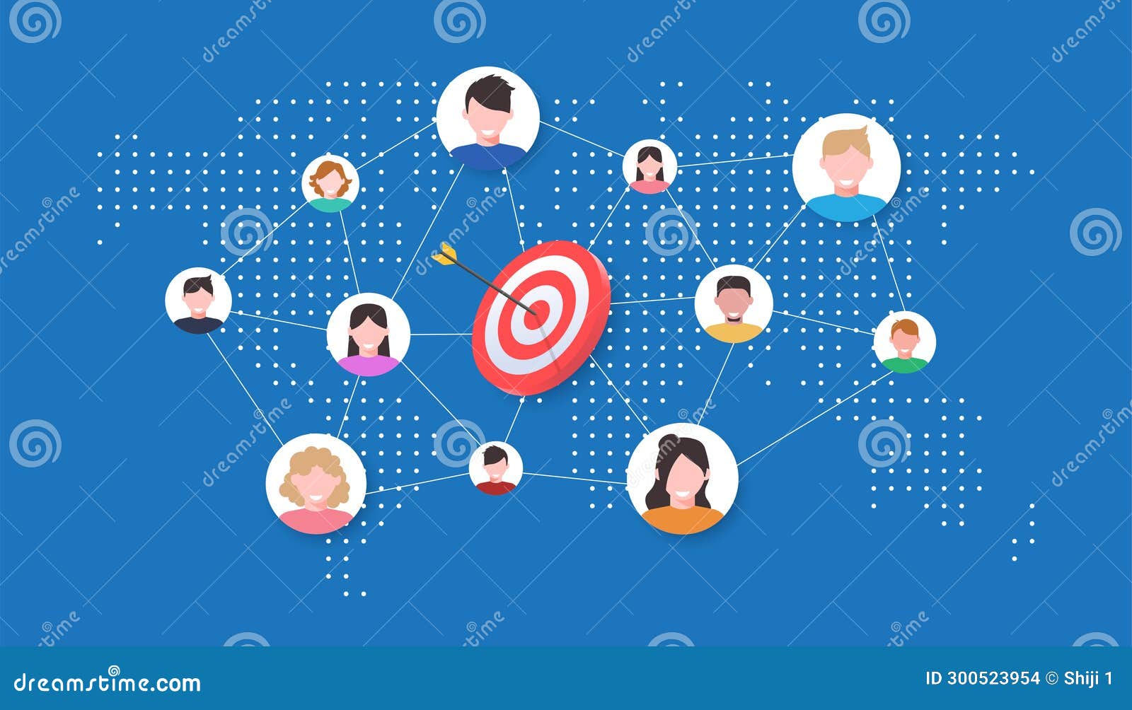 Target Customer Market Strategy Illustration Stock Vector ... Target Customer Market Strategy Illustration Stock Vector ...