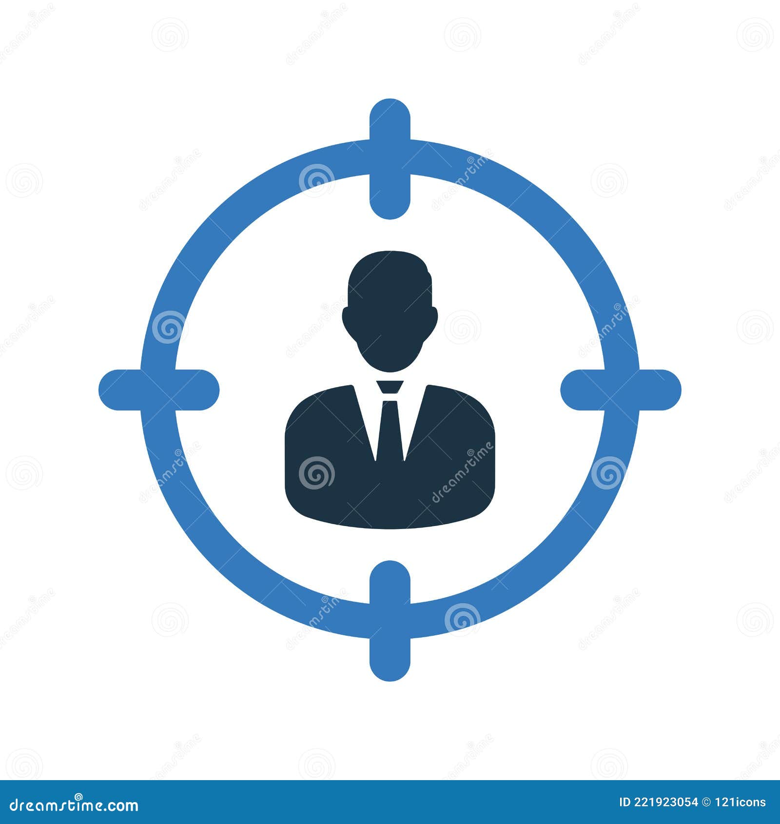 Target, Customer, Marketing Icon. Simple Editable Vector Illustration ...