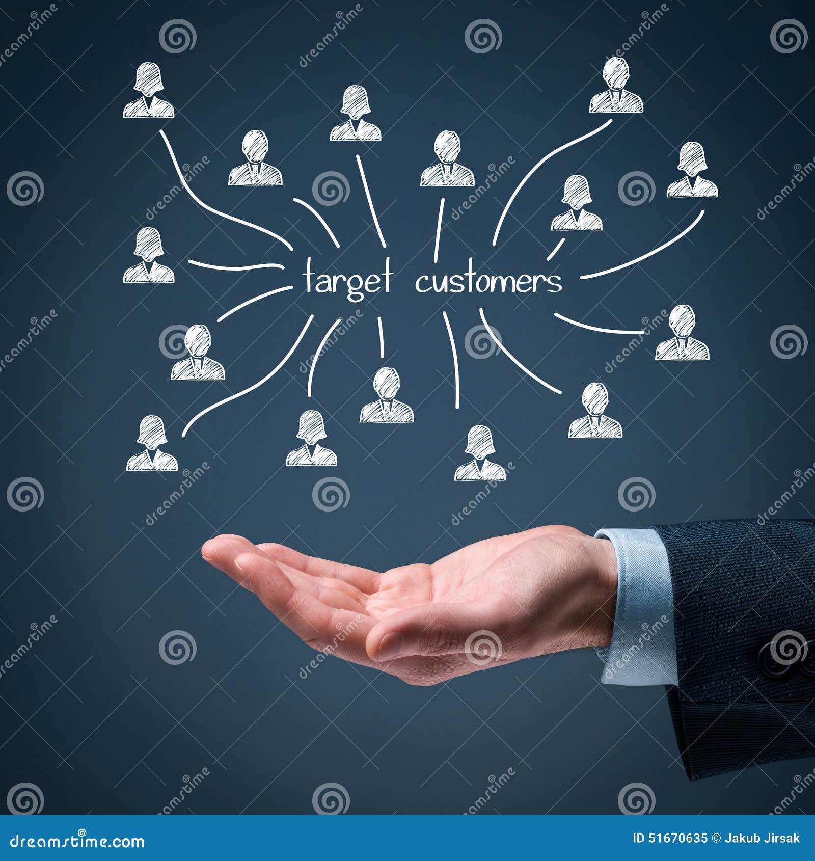 Target customers stock image. Image of consumer, connections - 51670635