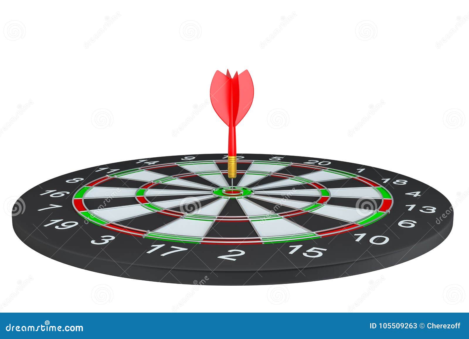 Target dart with arrow stock illustration. Illustration of dartboard ...