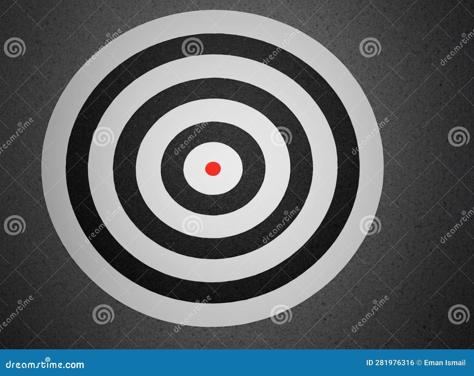 Target Dart on a Grey Wall Illustration Stock Illustration ...