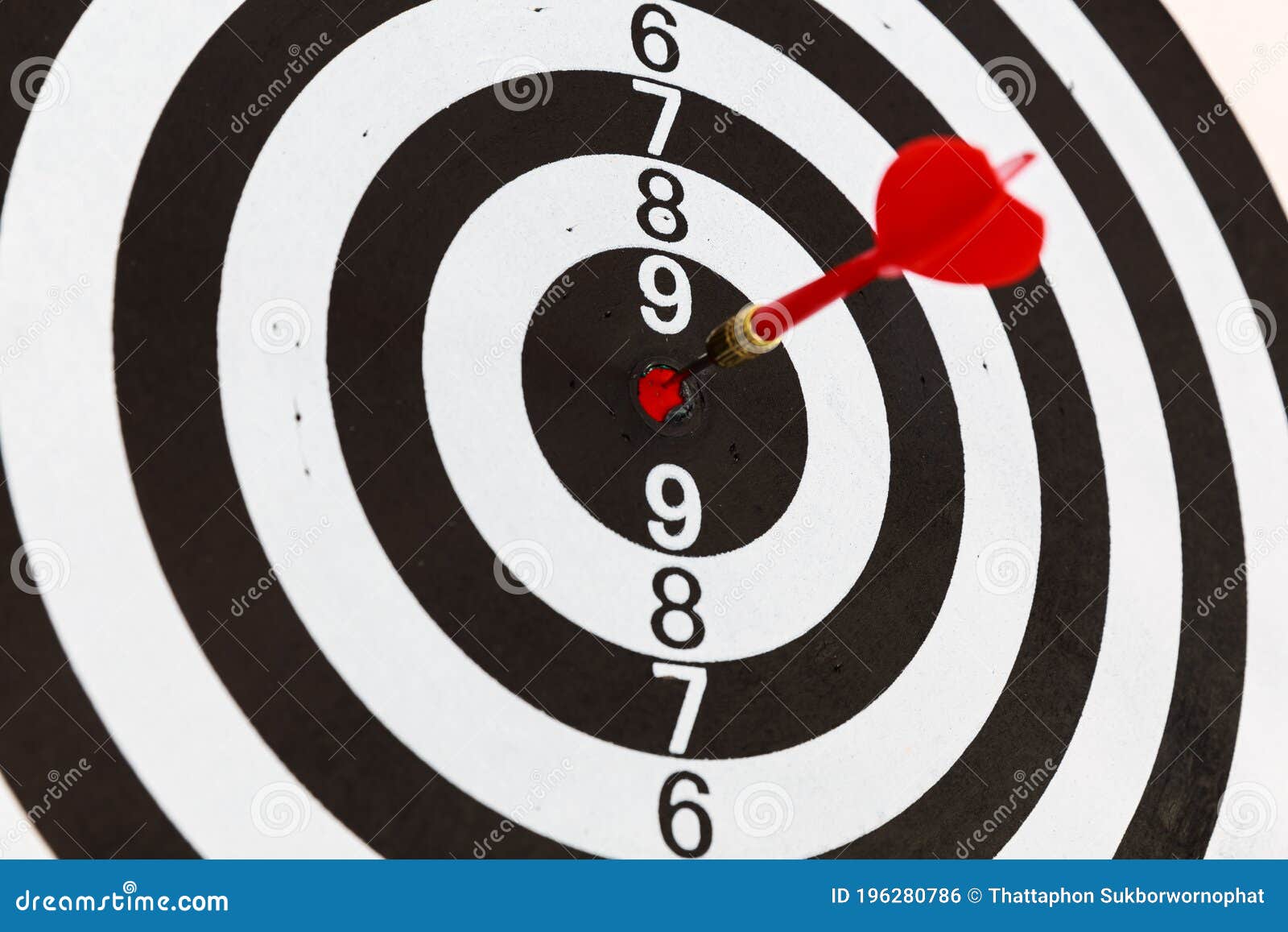 Target Darts White Backgound Stock Photo - Image of bullseye, circle ...
