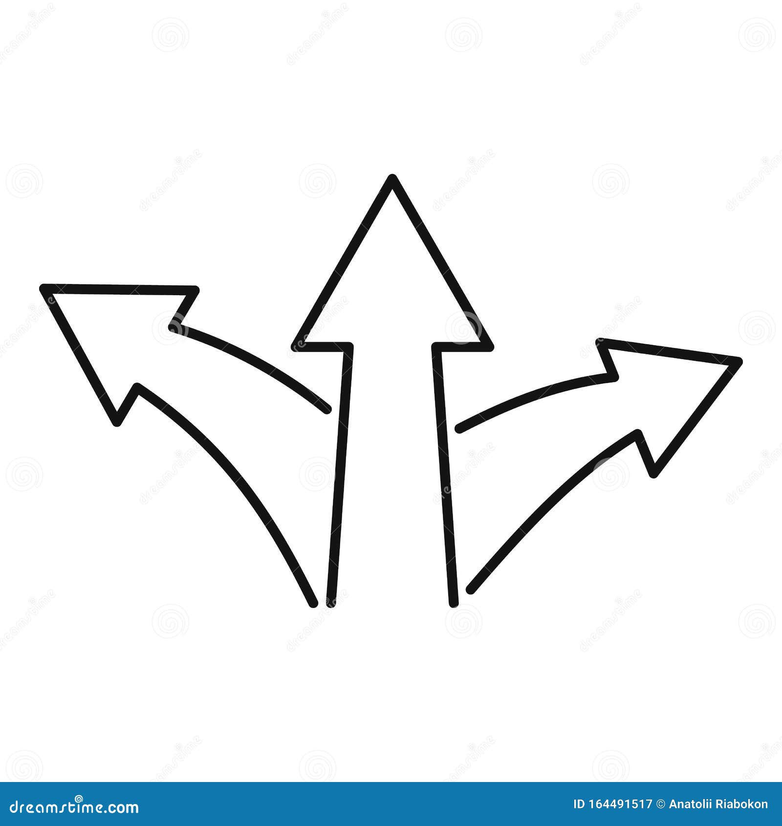 Target Direction Icon, Outline Style Stock Vector - Illustration of ...