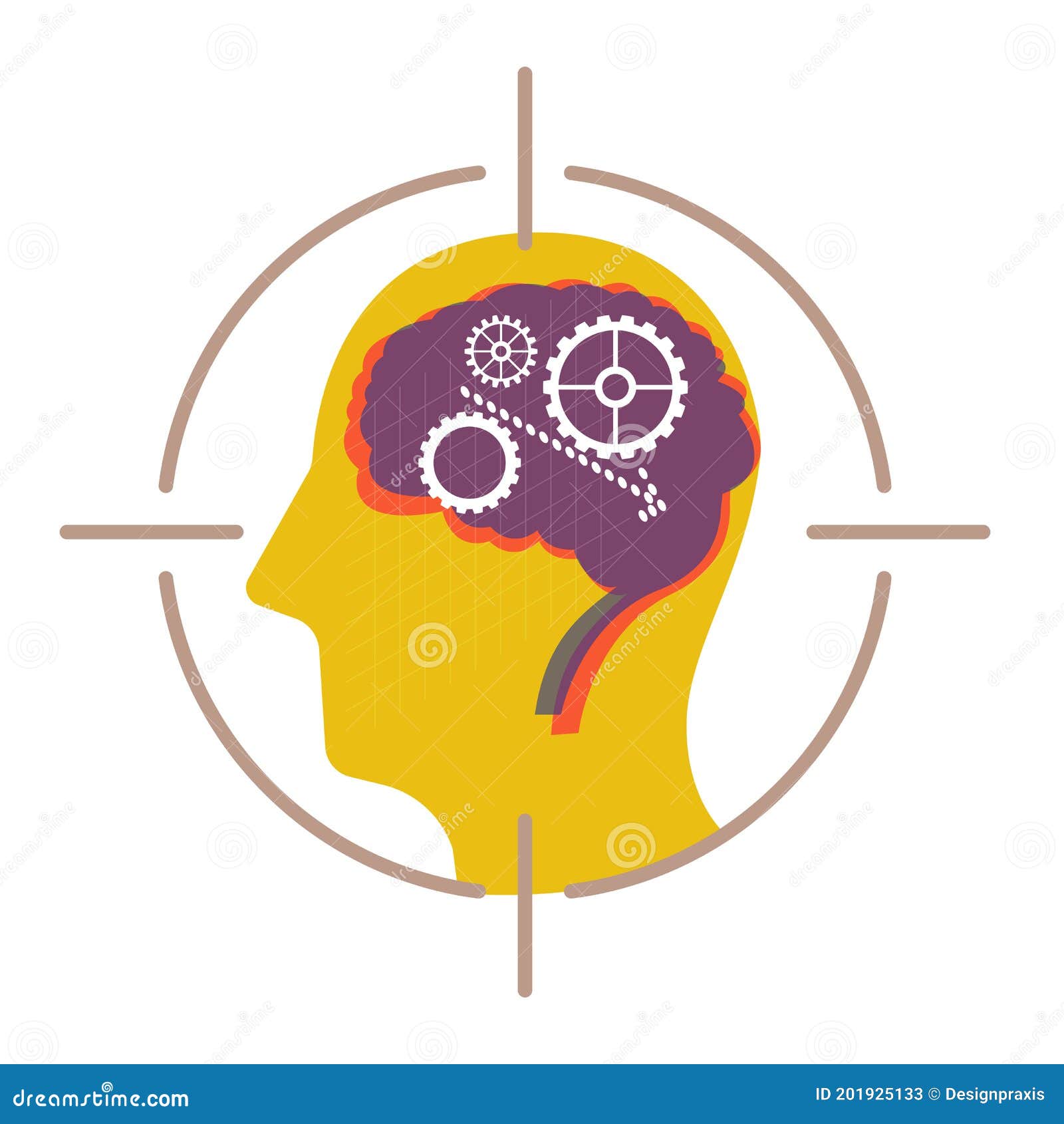 Target Employee Performance - Icon Stock Vector - Illustration of body ...